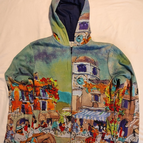 Michael Leu | Tops | Michael Leu Paris France Impressionist Walking Art ...